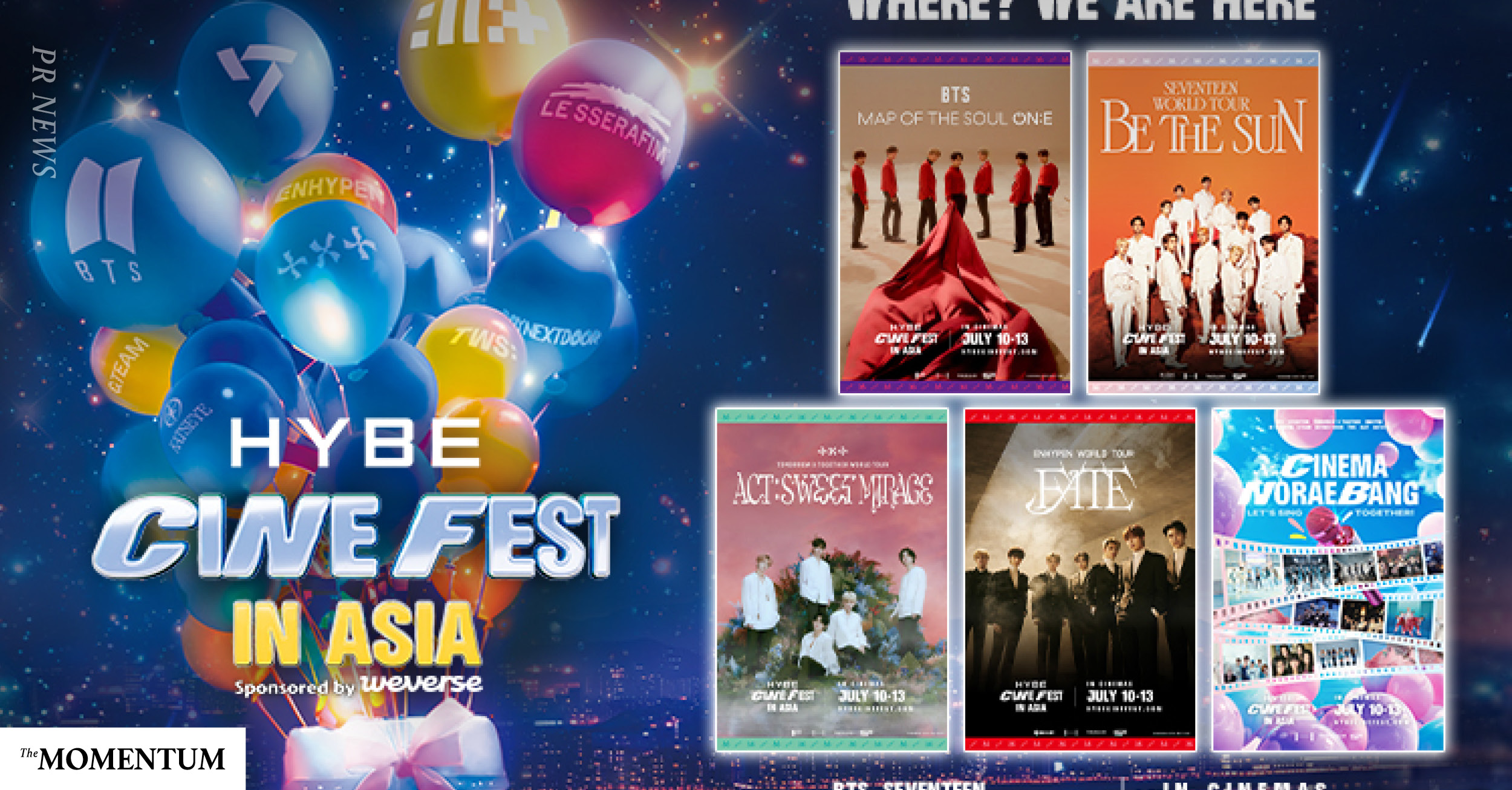 ชวนดูคอนเสิร์ต K-Pop จากค่าย HYBE บนจอใหญ่ในงาน ‘HYBE CINE FEST IN ASIA’